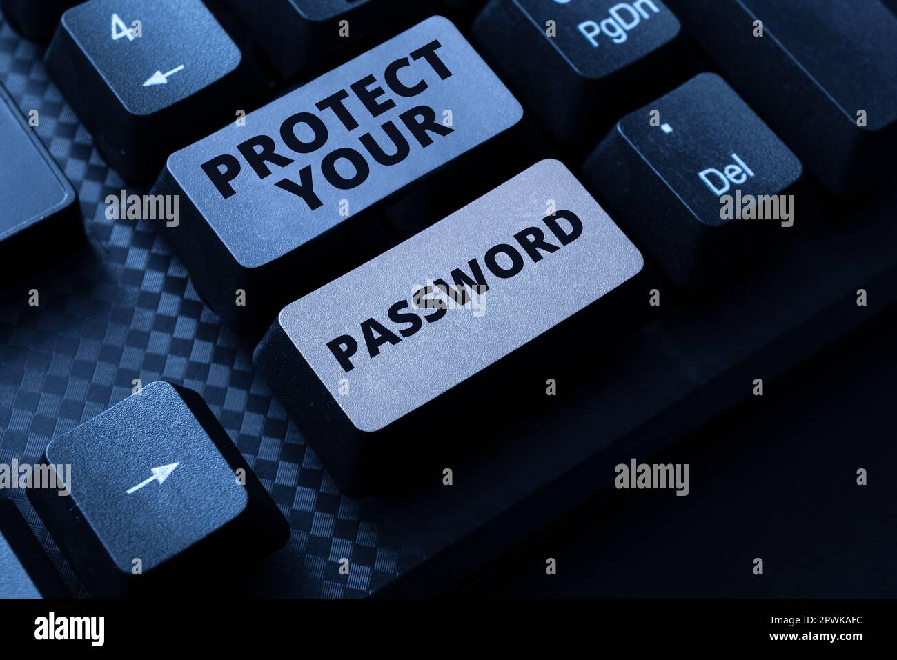 Text caption presenting Protect Your Password, Concept meaning protects ...