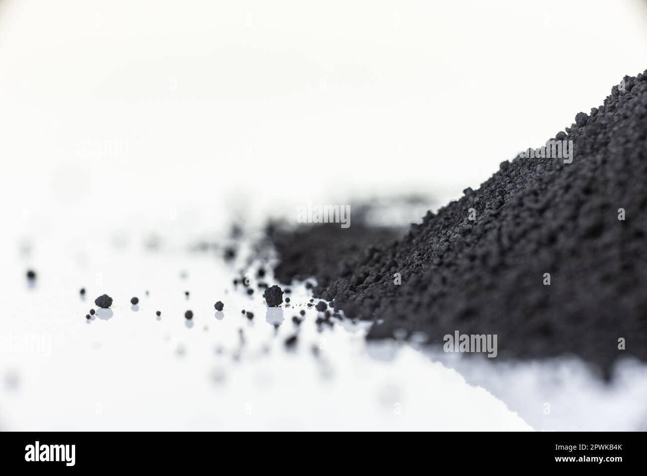 Iron nanoparticles in a lab burning as they oxidate super quick once in ...