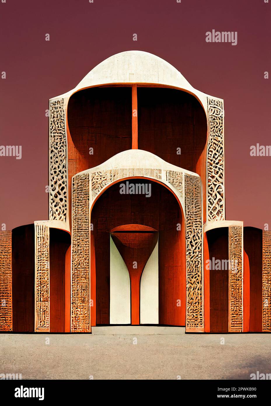 Concept for a Traditional Islamic Architecture with Stucco Decoration ...