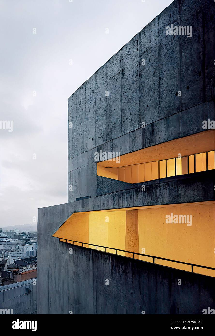 Us office building perspective hi-res stock photography and images - Alamy