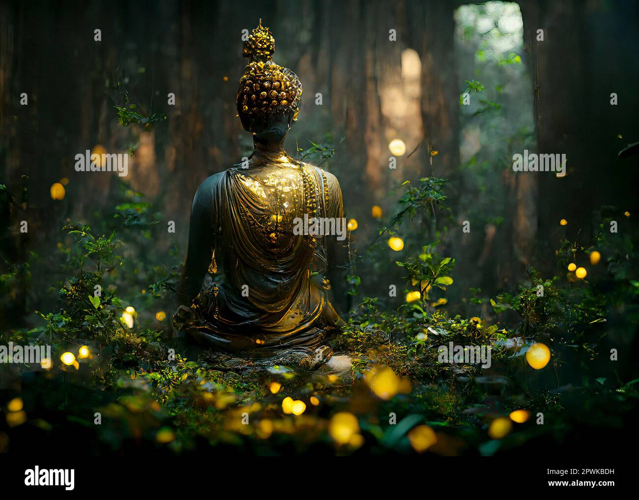 Forest Buddha Nature Wallpaper