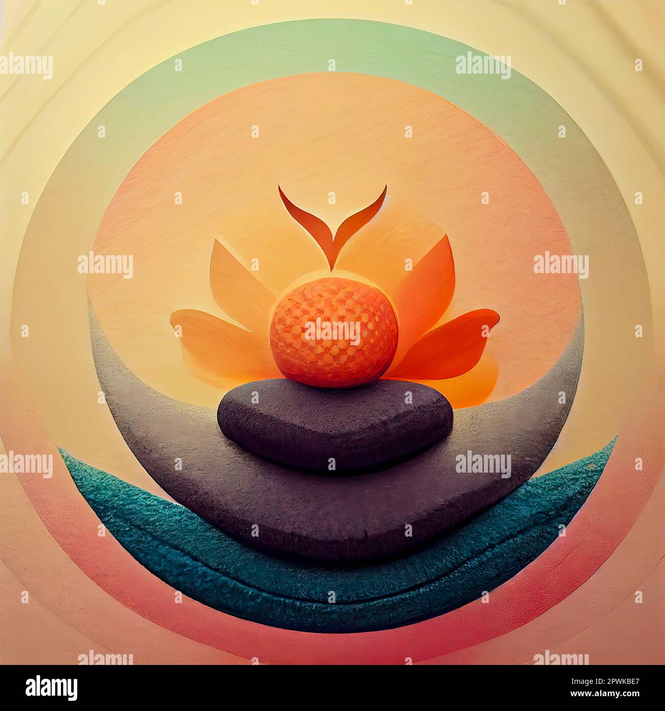 Balance Spa Wellness Concept Stock Photo - Alamy