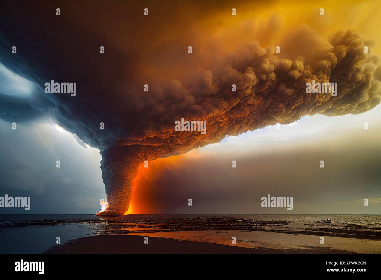 Fire tornado whirl hi-res stock photography and images - Alamy