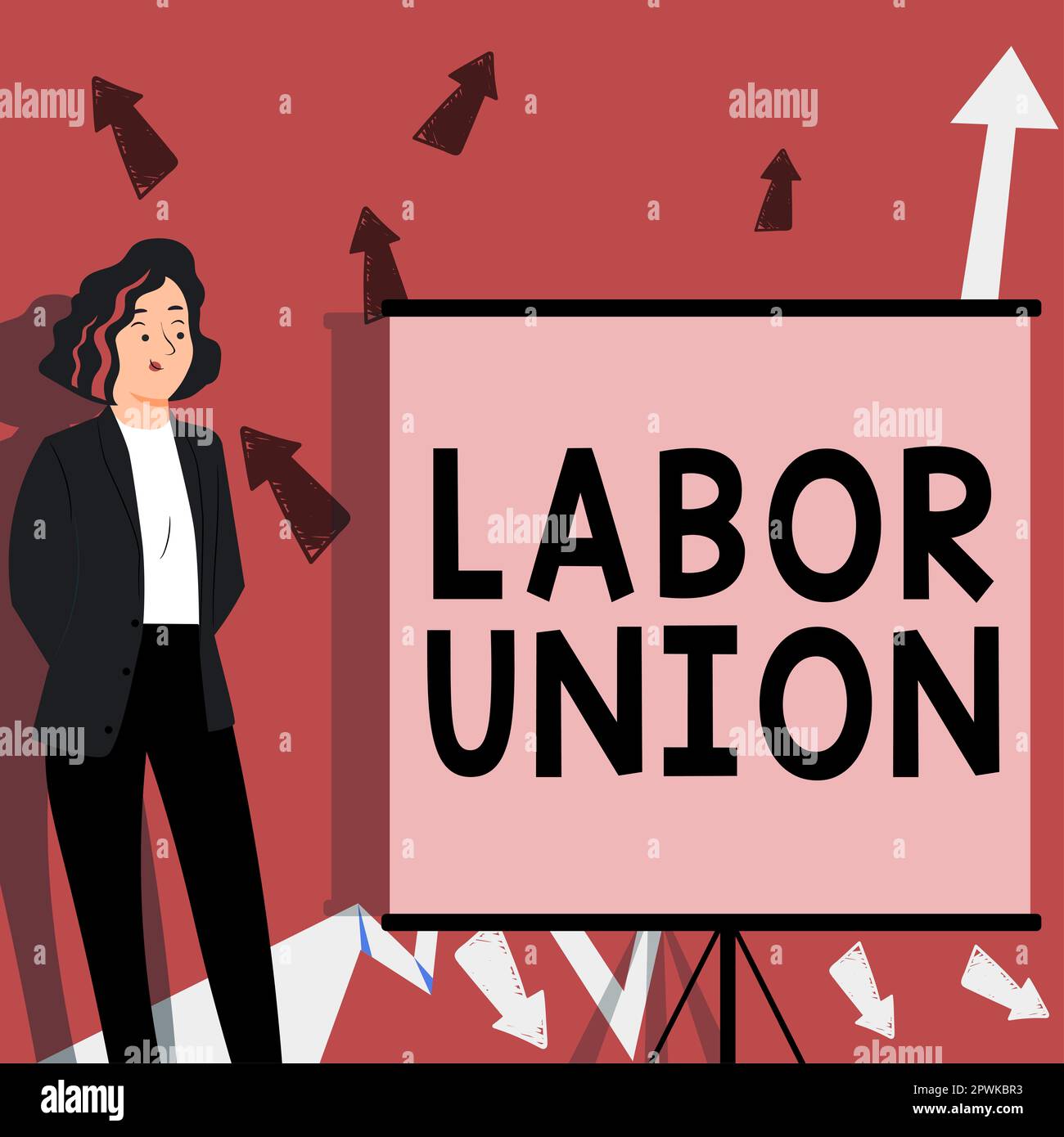 Conceptual caption Labor Union, Business overview rules relating to ...