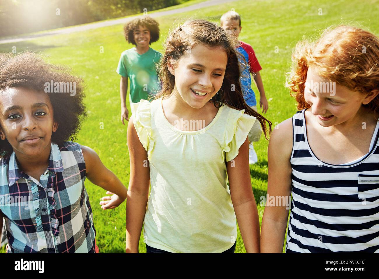 Ready for a day of fun in the sun. Portrait of a group of diverse and ...
