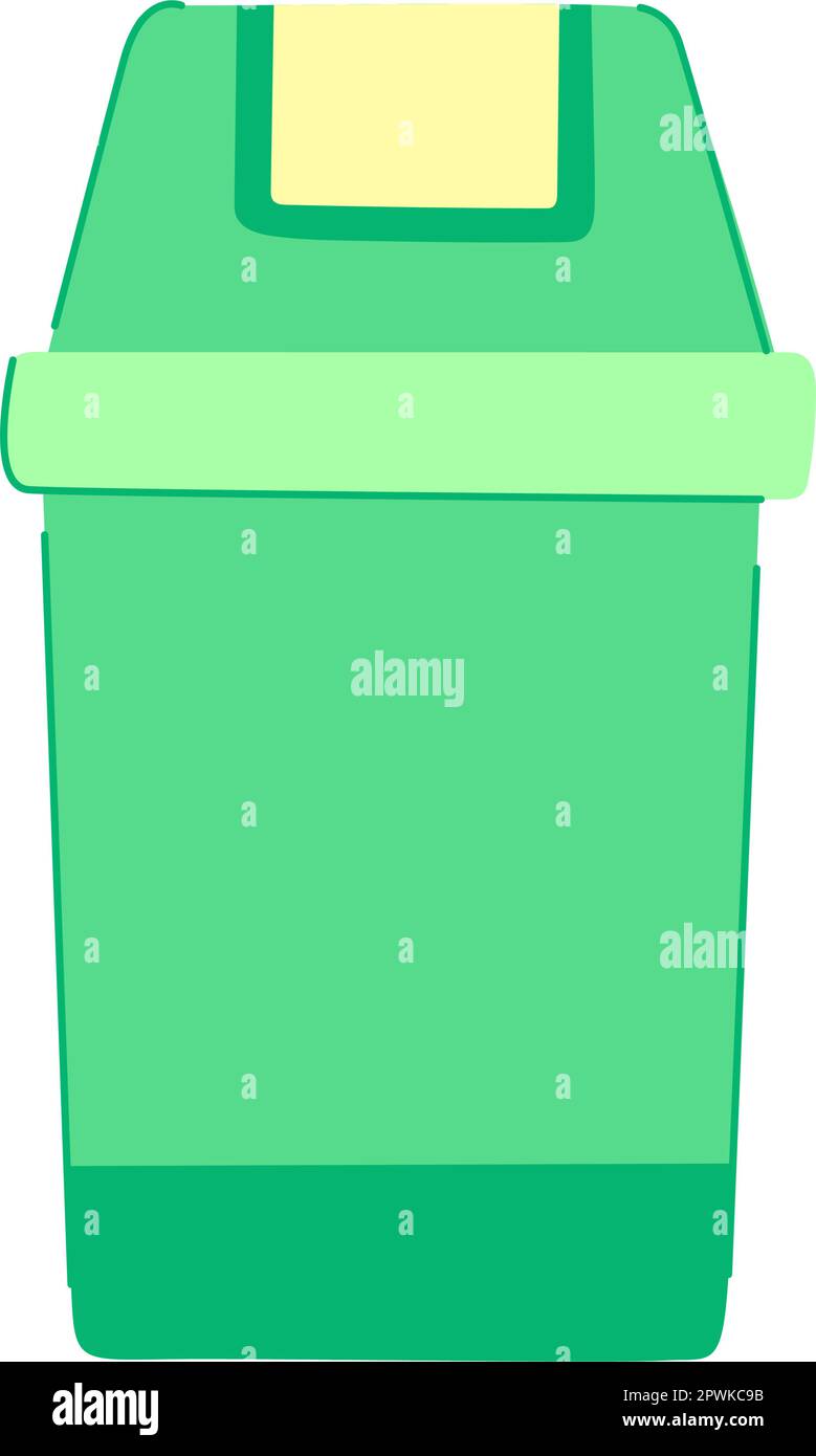 garbage trash bin cartoon. can rubbish, recycle waste garbage trash bin ...