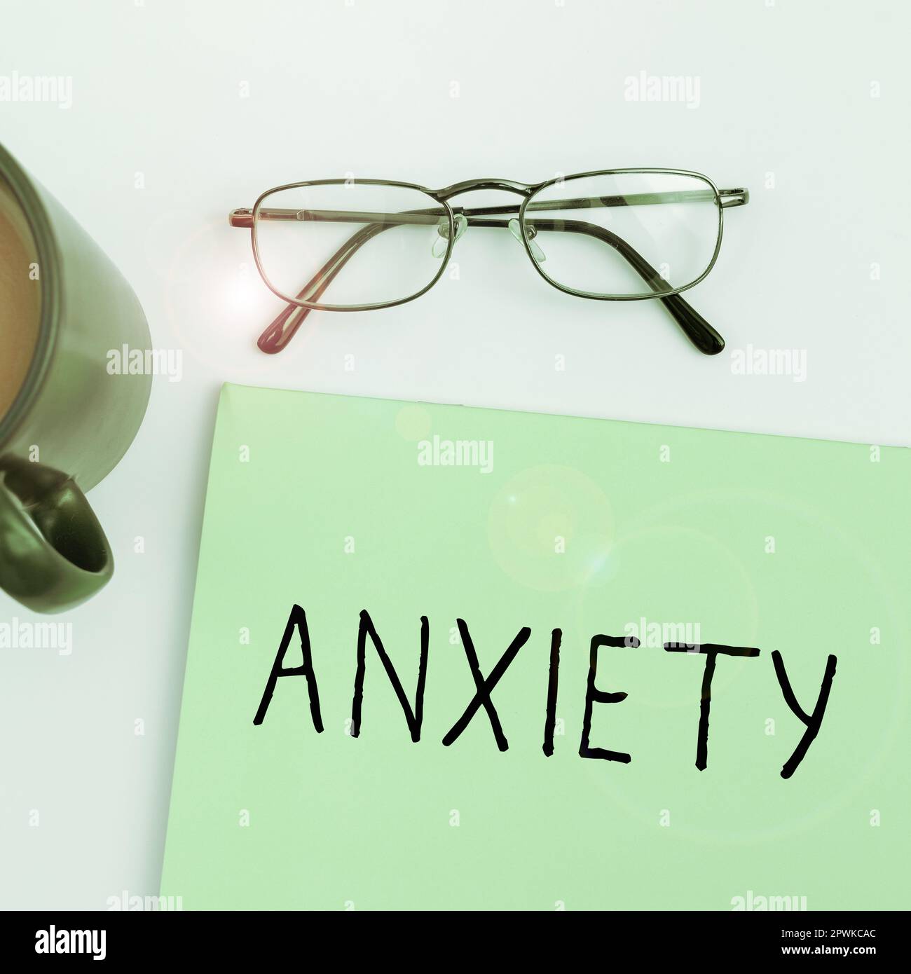 Conceptual caption Anxiety, Word Written on Excessive uneasiness and ...