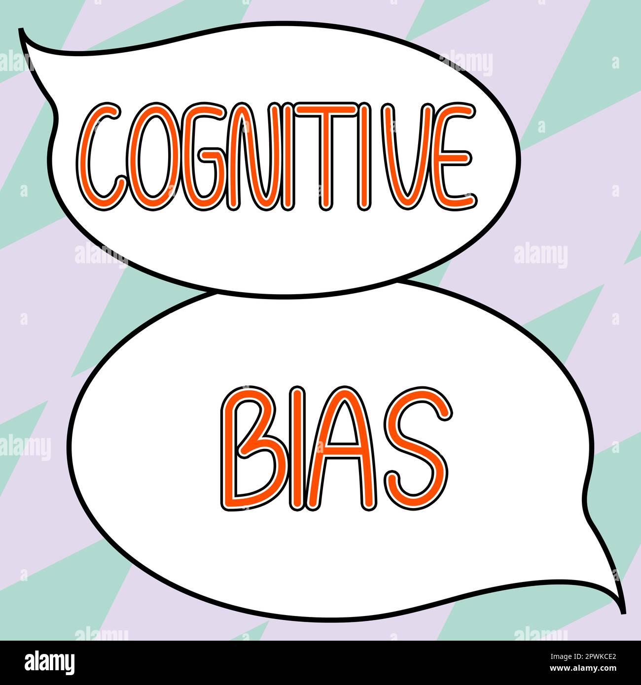 Hand writing sign Cognitive Bias, Business approach Psychological ...