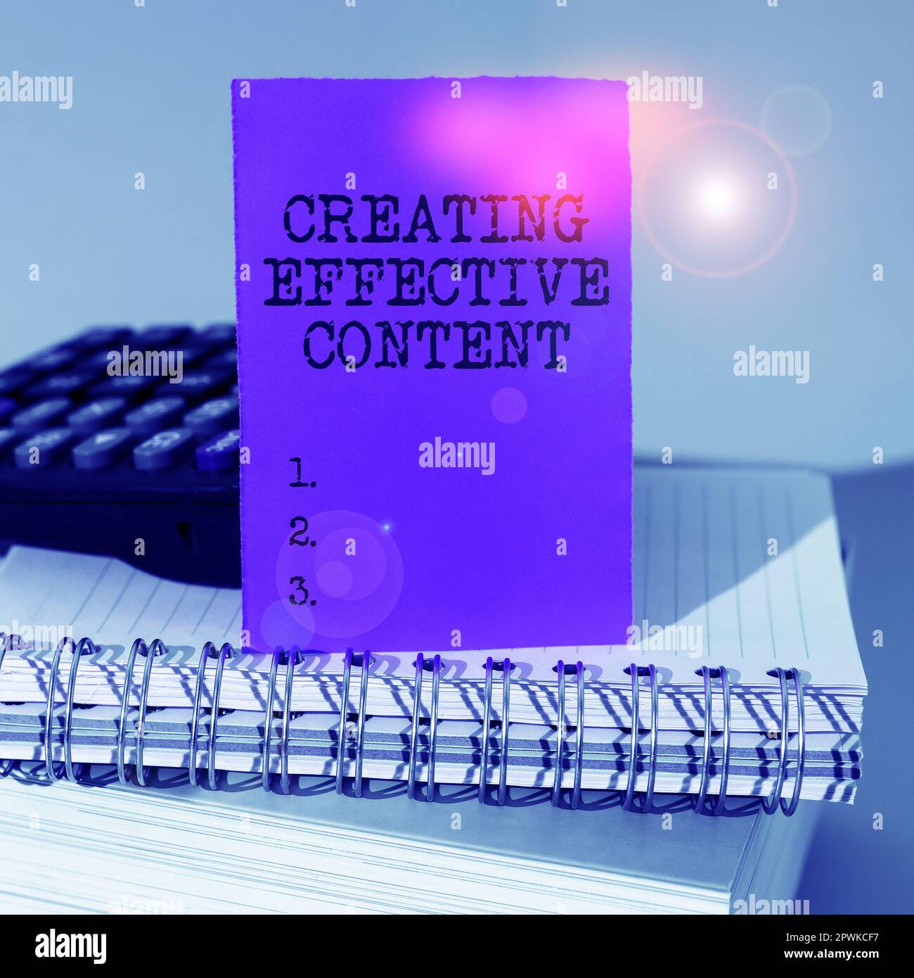 Text caption presenting Creating Effective Content, Concept meaning ...