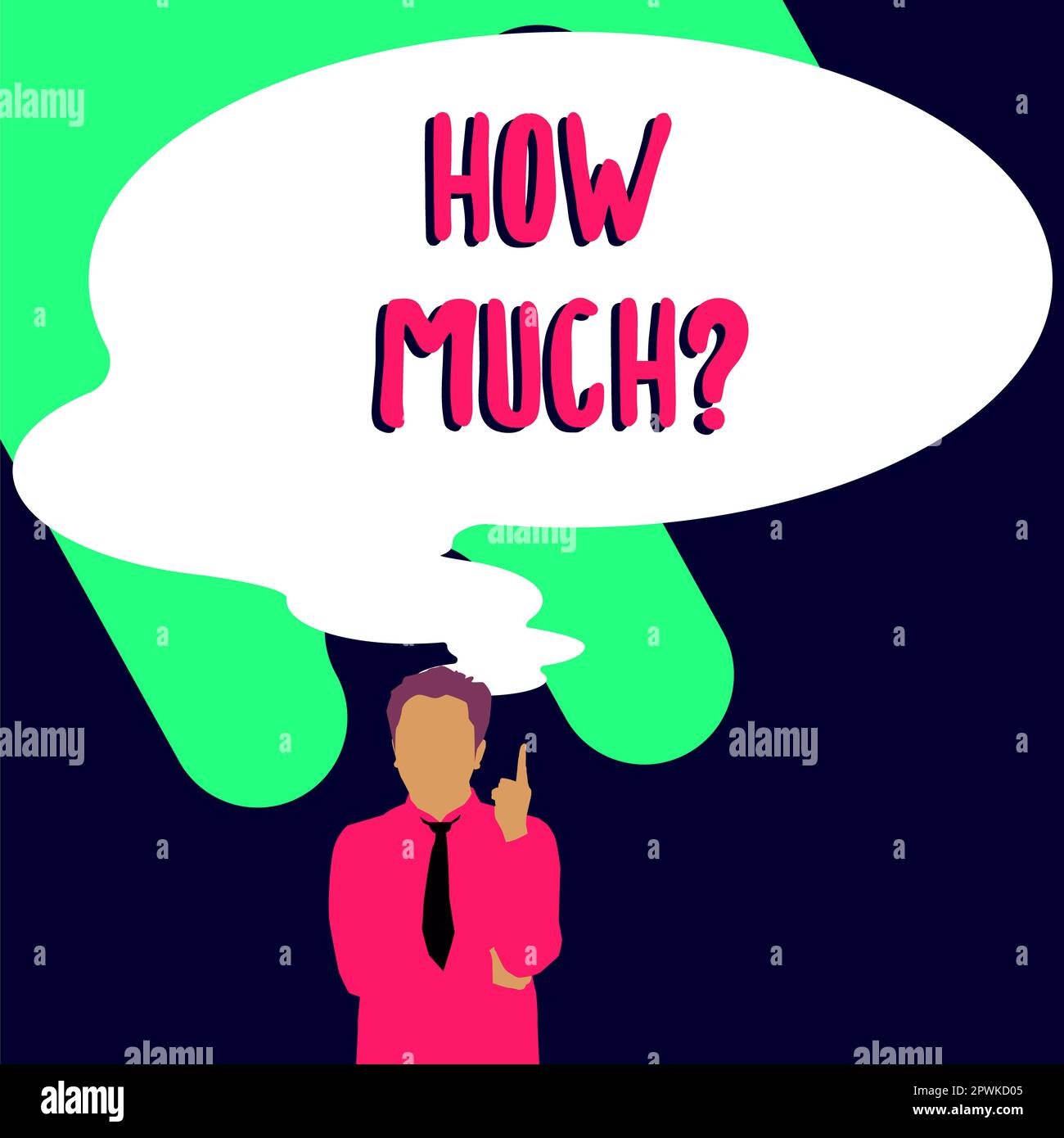 Conceptual caption How Much, Business approach ask about the amount or ...