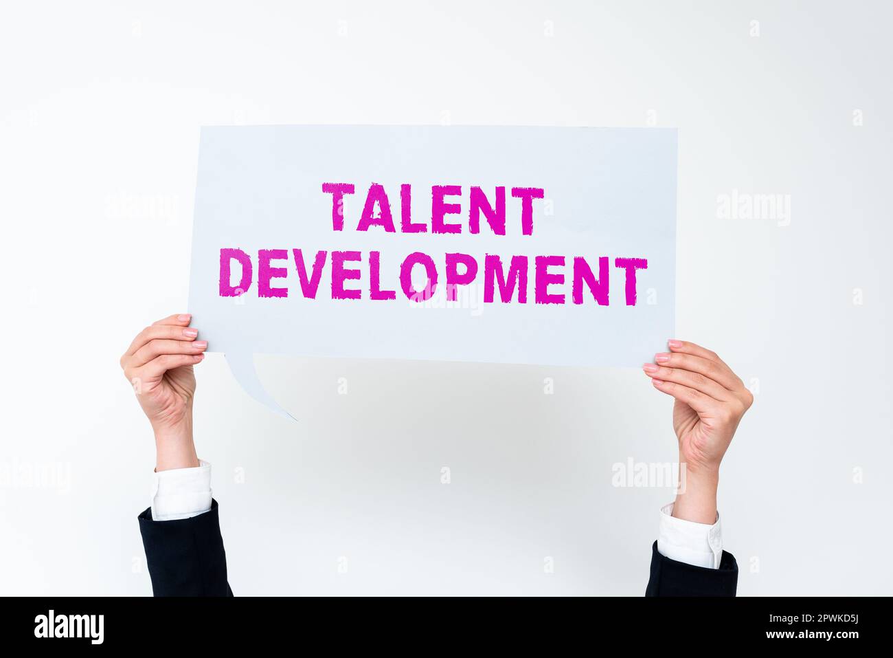 Writing displaying text Talent Development, Business showcase Building Skills Abilities ...