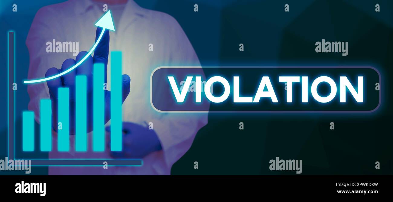 Inspiration showing sign Violation, Business idea an infringement of ...