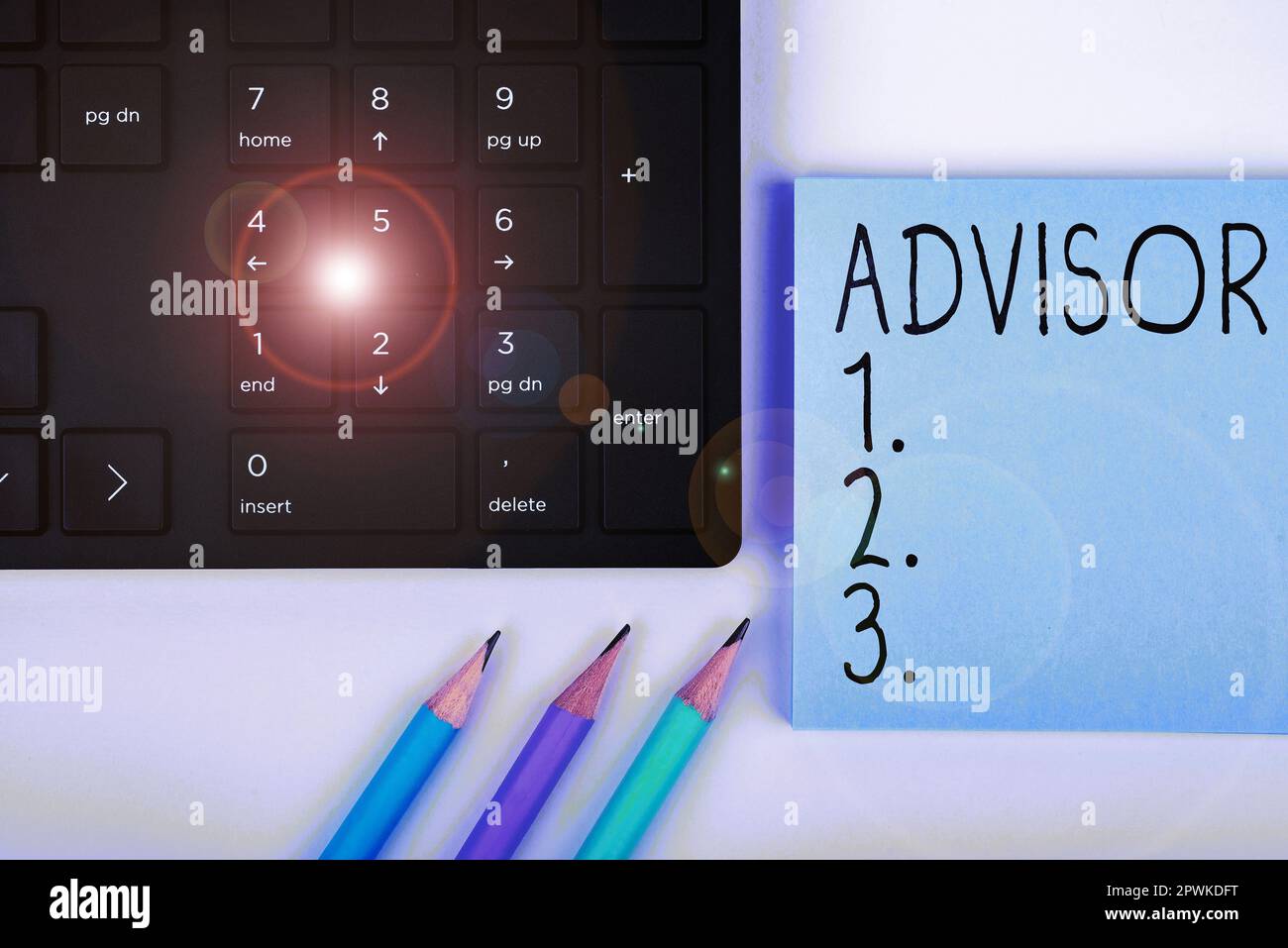 Hand writing sign Advisor, Business idea Give advice recommendation ...