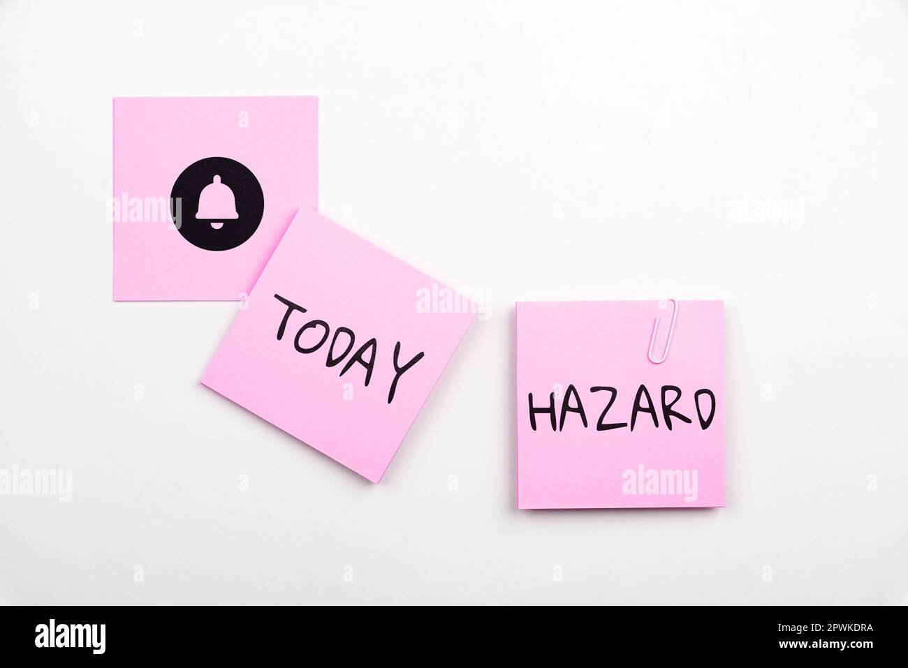 Hand writing sign Hazard, Internet Concept account or statement ...