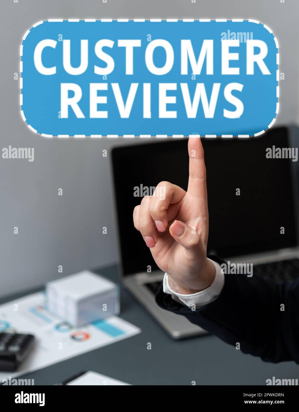 Writing displaying text Customer Reviews, Internet Concept review of a ...