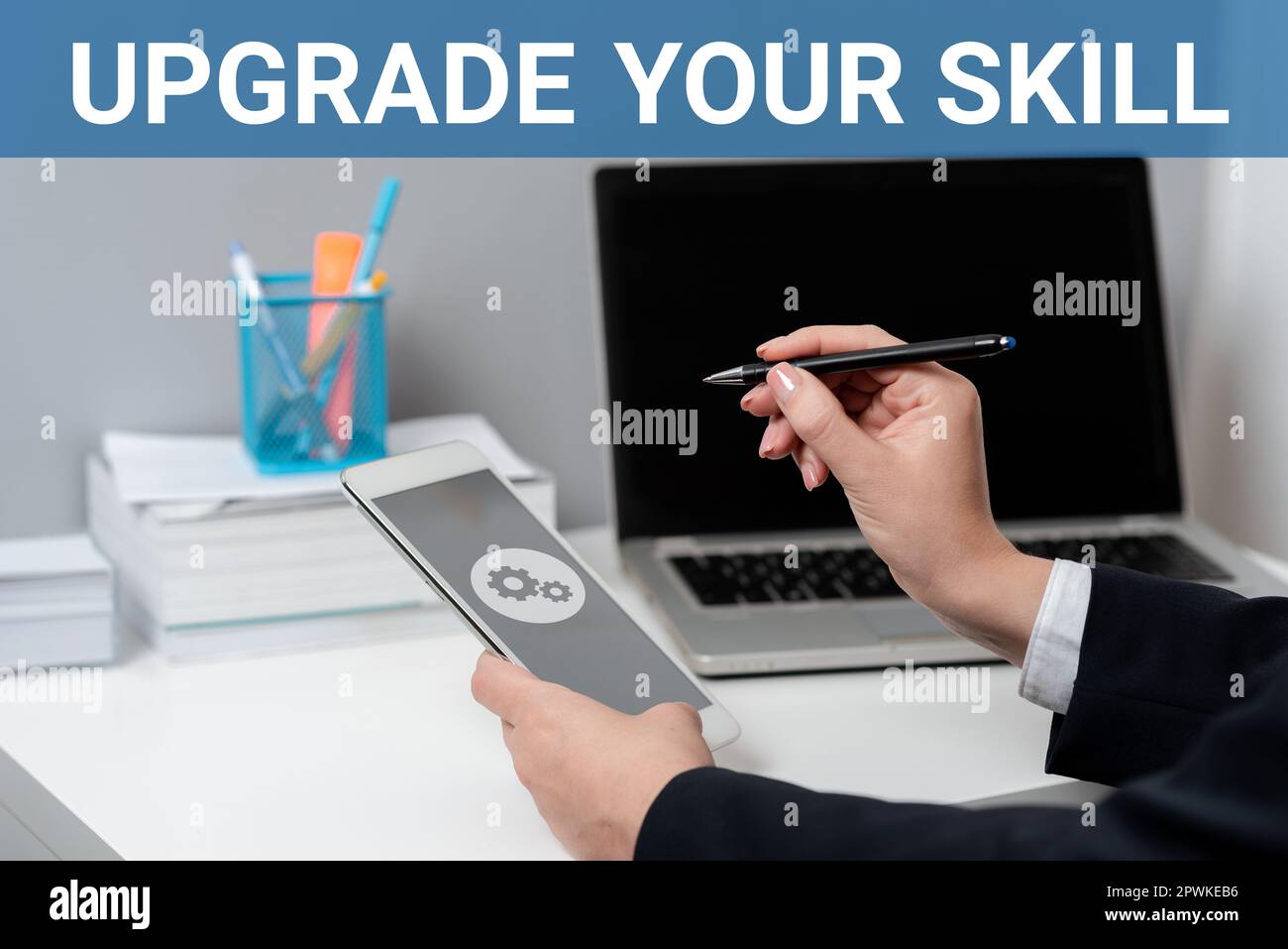 Sign displaying Upgrade Your Skill, Word Written on Expand Scope of ... Sign displaying Upgrade Your Skill, Word Written on Expand Scope of ...