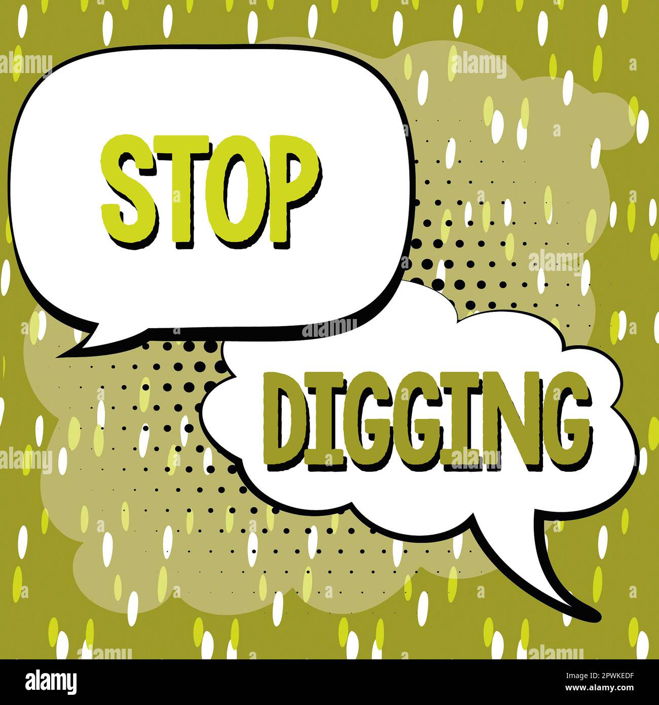Hand writing sign Stop Digging, Concept meaning Prevent Illegal ...