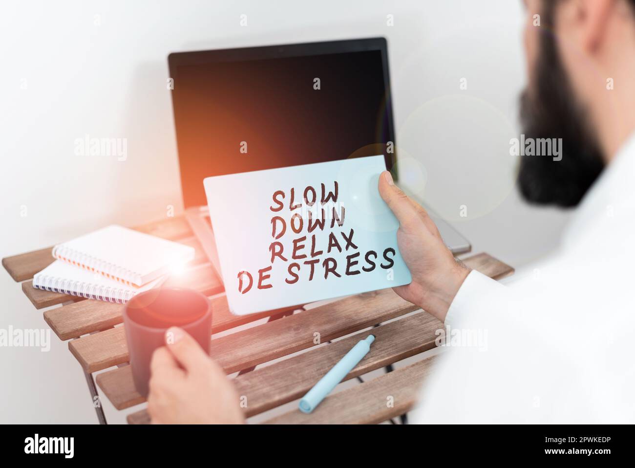 Conceptual display Slow Down Relax De Stress, Internet Concept Have a ...