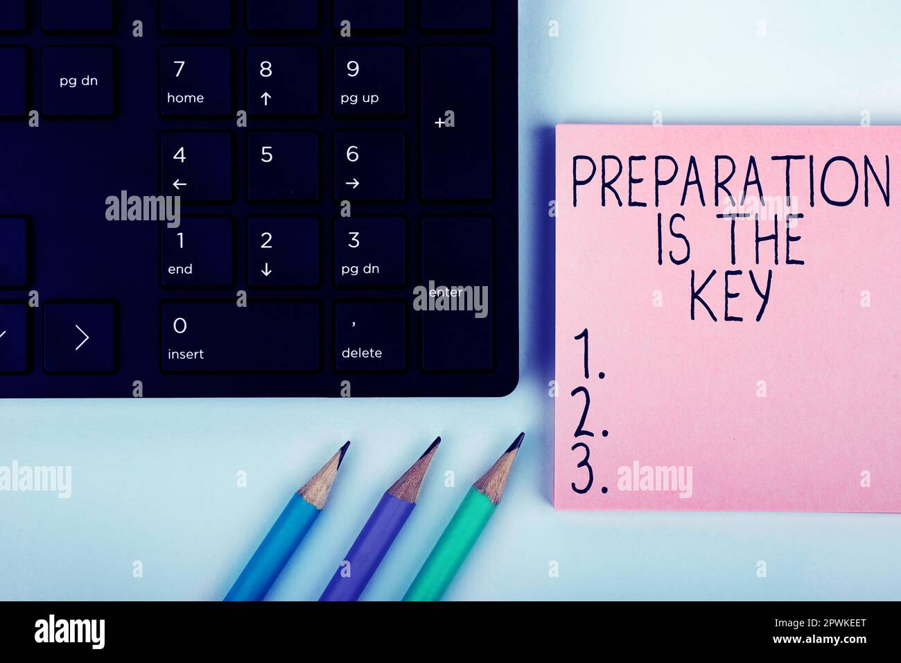 Conceptual caption Preparation Is The Key, Business showcase action of ... Conceptual caption Preparation Is The Key, Business showcase action of ...