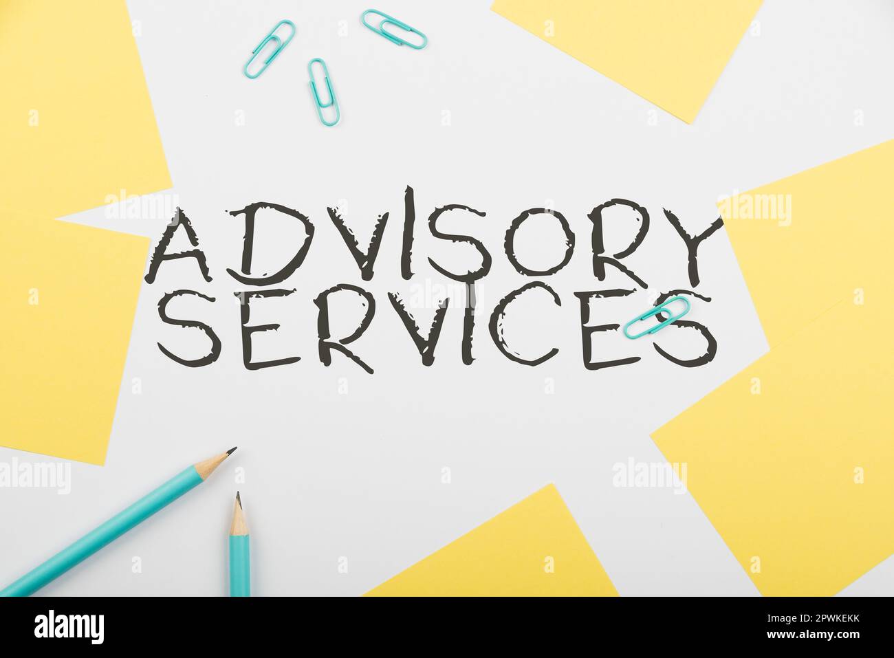 Inspiration showing sign Advisory Services, Concept meaning Support ...