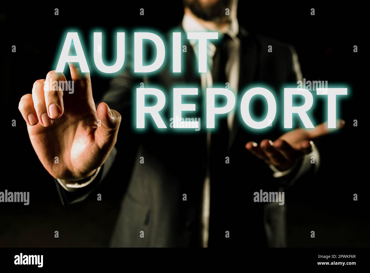 Hand writing sign Audit Report, Conceptual photo An appraisal of ...