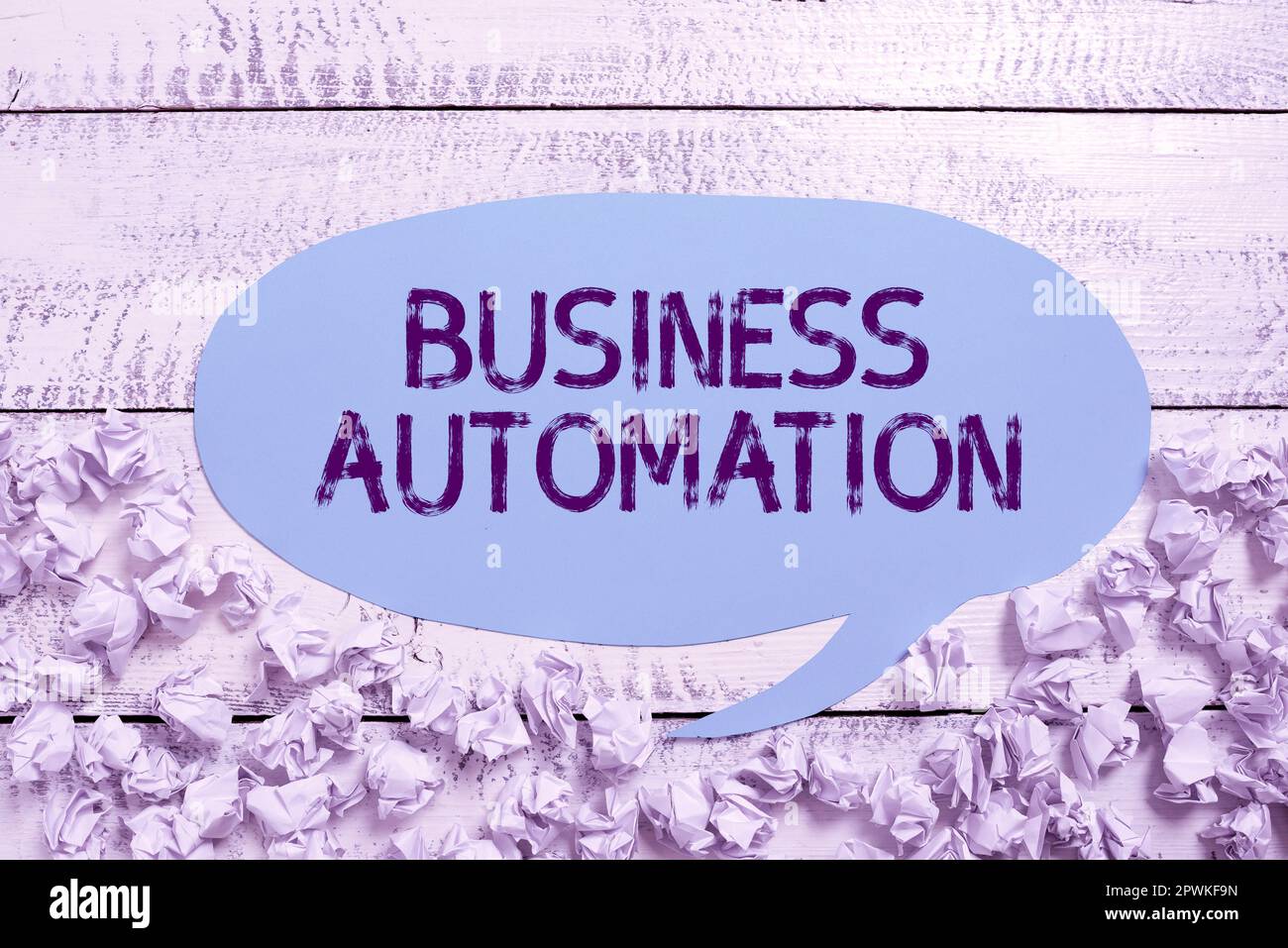 Sign displaying Business Automation, Business concept for Digital Transformation Streamlined for ...