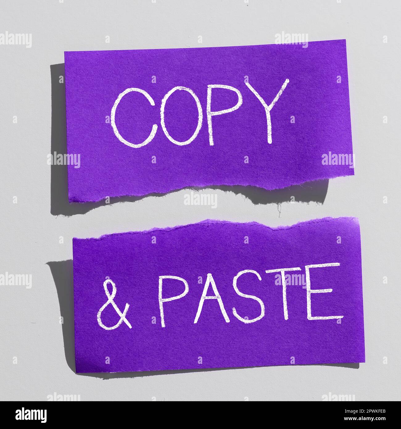 Text sign showing Copy Paste, Business approach an imitation ...