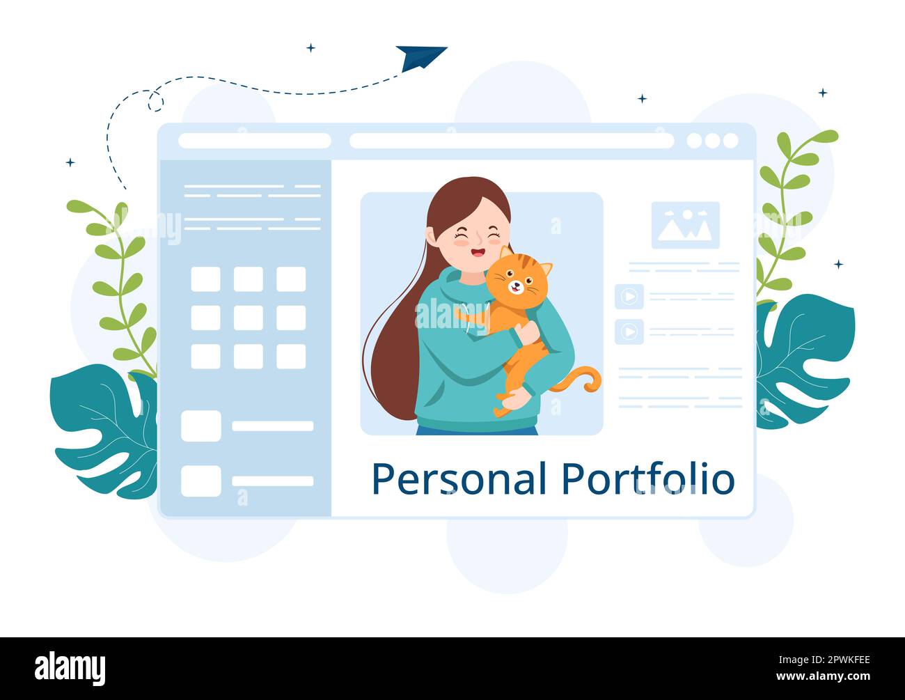 Personal Portfolio with Profile Data, Resume or Self Improvement to ...