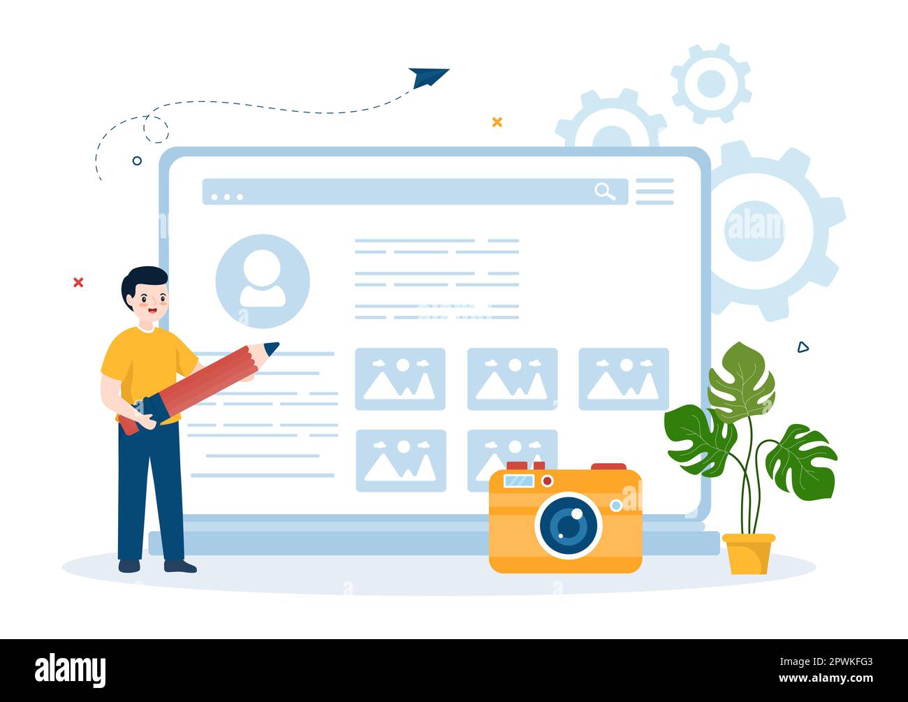 Personal Portfolio with Profile Data, Resume or Self Improvement to ...