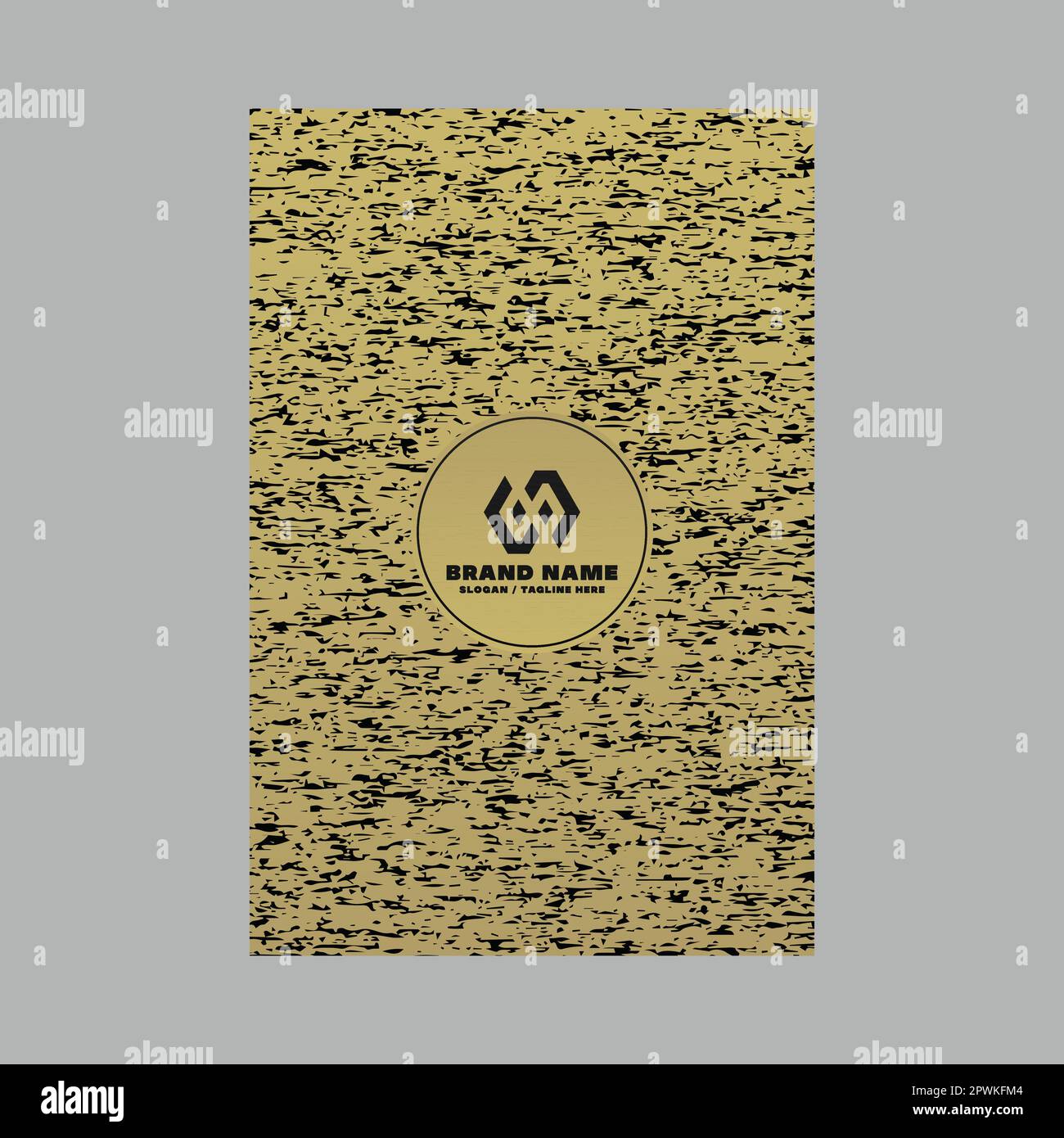Modern poster with gritty texture style. Editable, resizable, EPS 10 ...