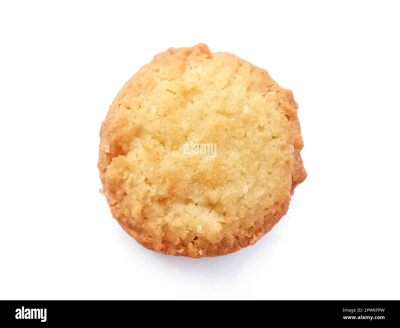 butter cookies isolated on white background Stock Photo - Alamy