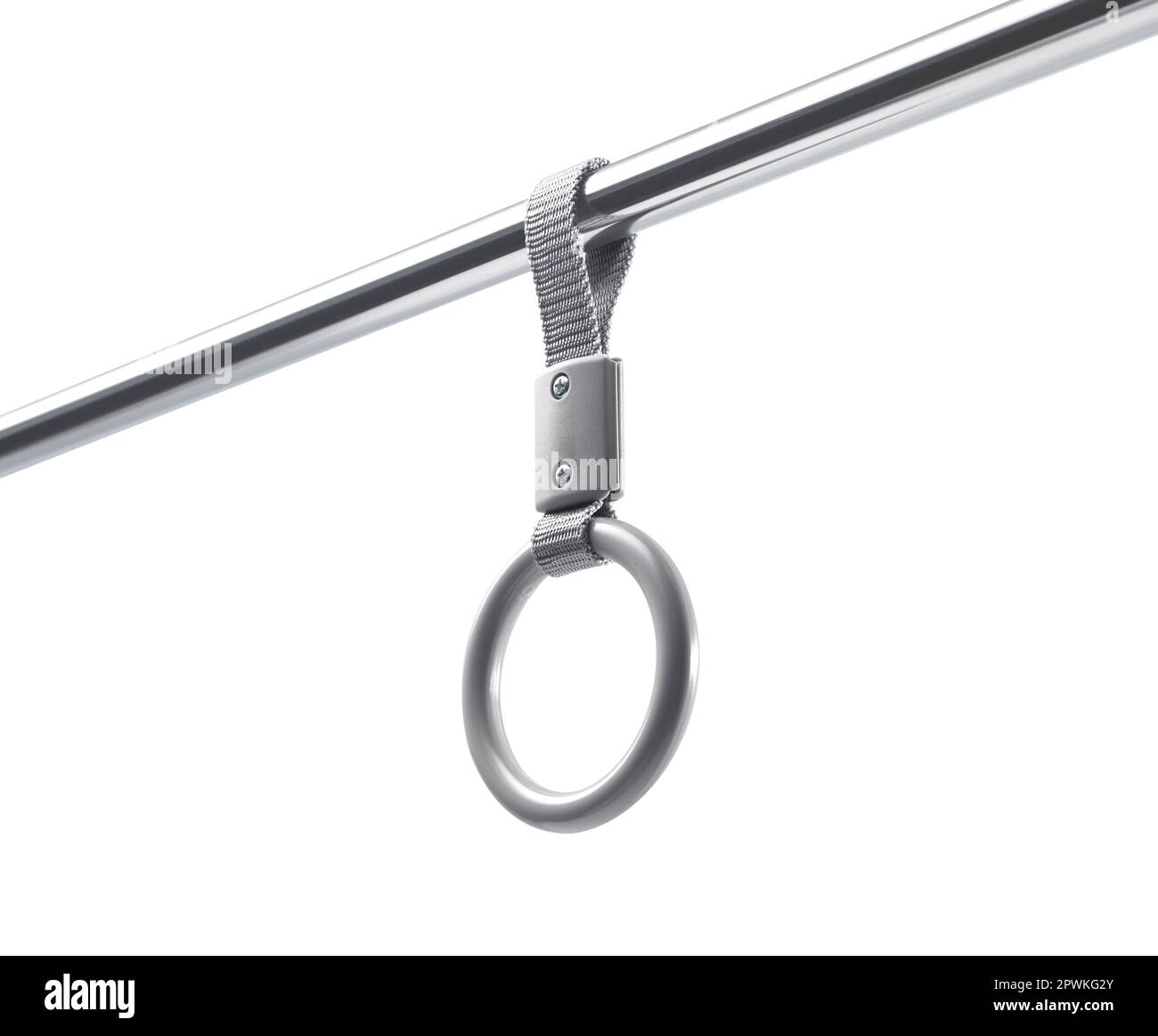 hand handle loop in the subway. isolated on white background Stock ...