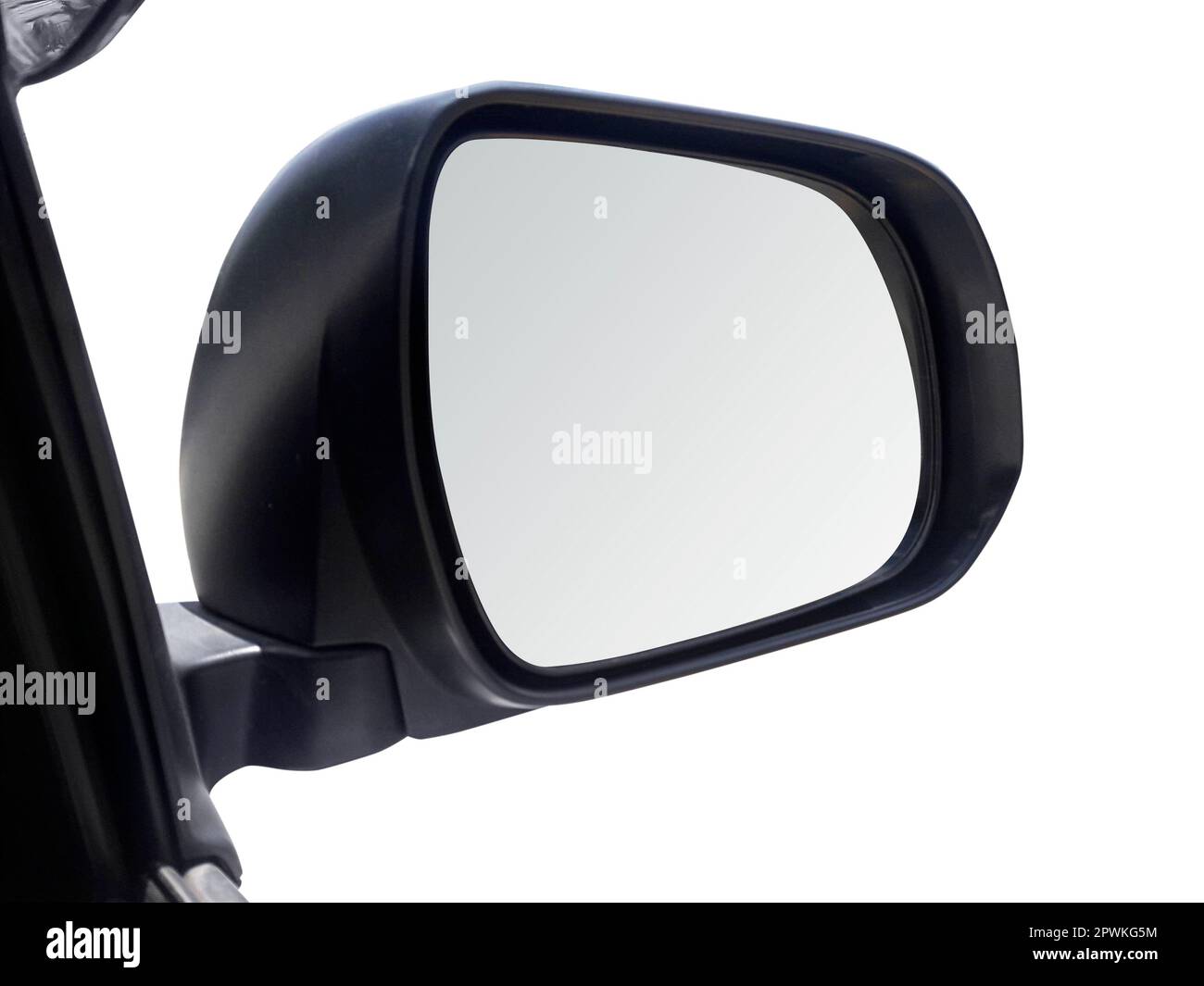 side rear-view mirror on a car white background Stock Photo - Alamy