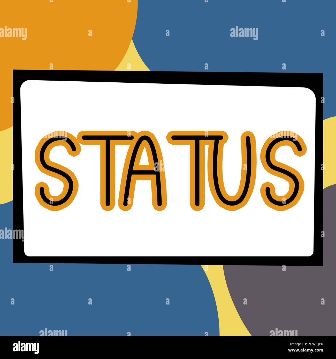 Hand writing sign Status, Conceptual photo situation at a particular ...