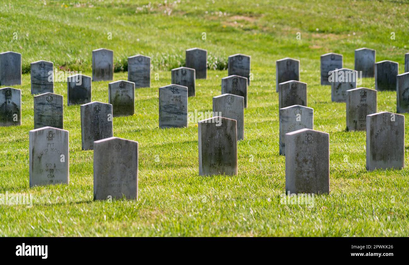 Mass Grave at Mill Springs Battlefield Stock Photo - Alamy