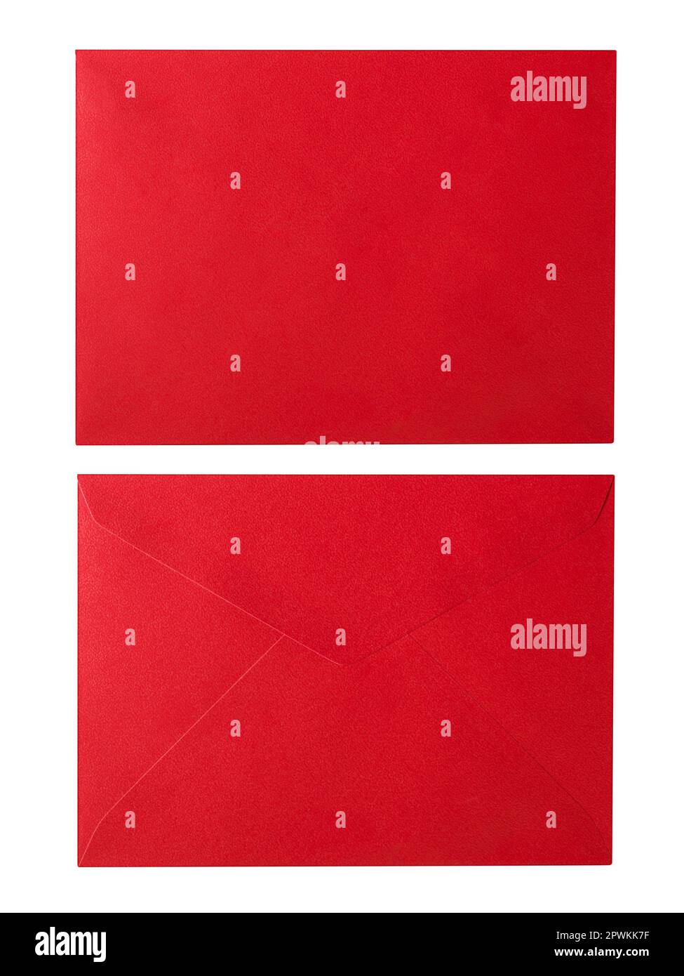 red envelope on white background Stock Photo - Alamy