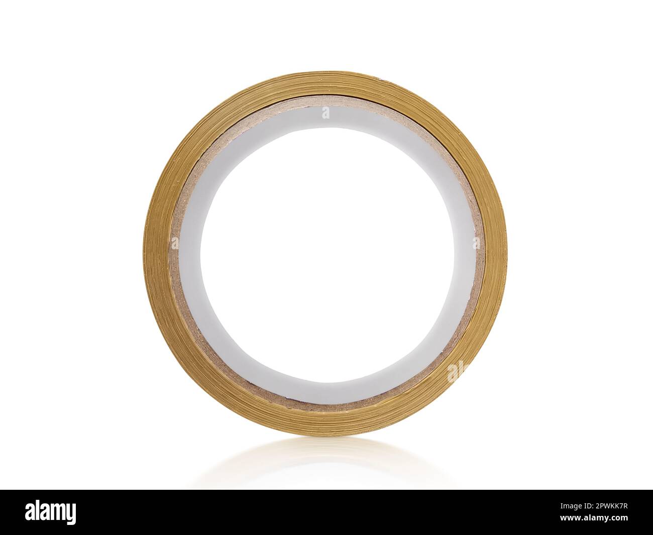 Roll of Scotch tape. Isolated on white background Stock Photo - Alamy