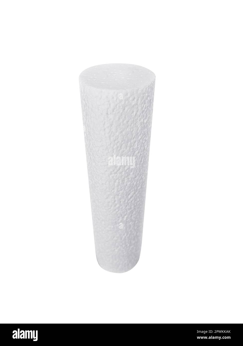 Styrofoam padding for product on white background Stock Photo - Alamy