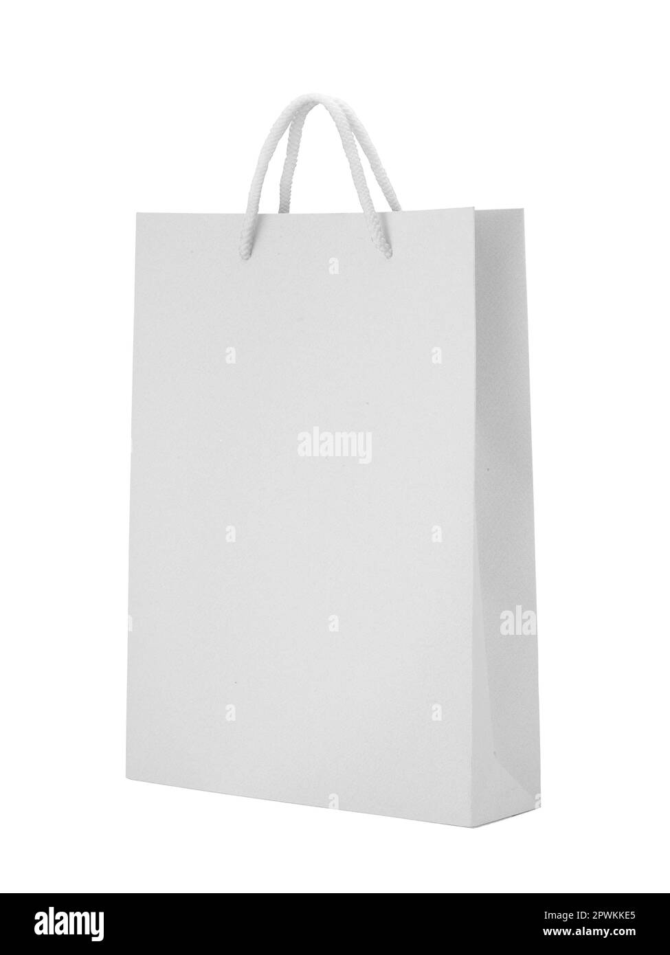 White empty Paper bag isolated on white background for design Stock ...