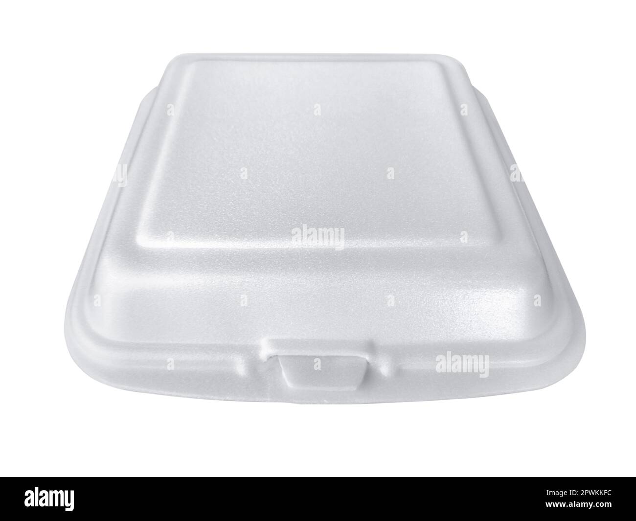 white foam box isolated on white background Stock Photo - Alamy