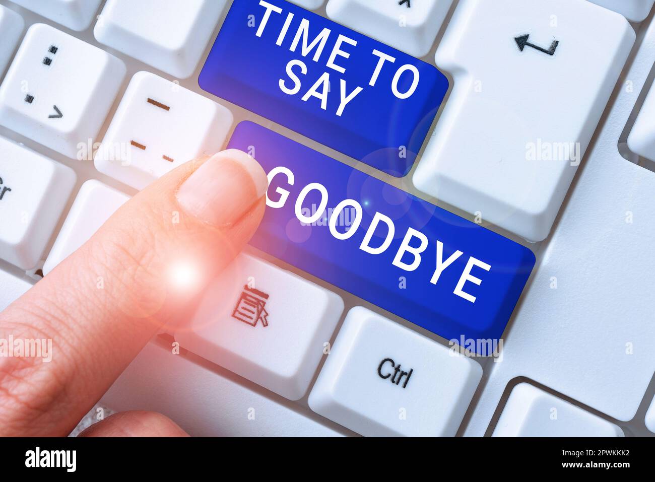 Inspiration showing sign Time To Say Goodbye, Business showcase Bidding ...