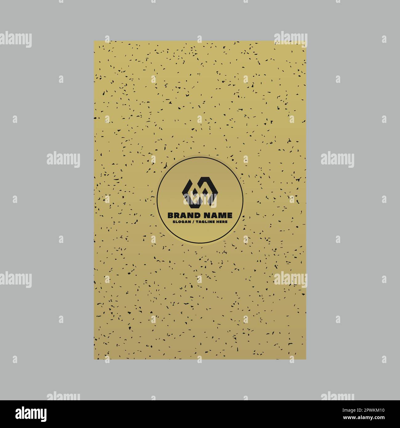 Modern poster with gritty texture style. Editable, resizable, EPS 10 ...