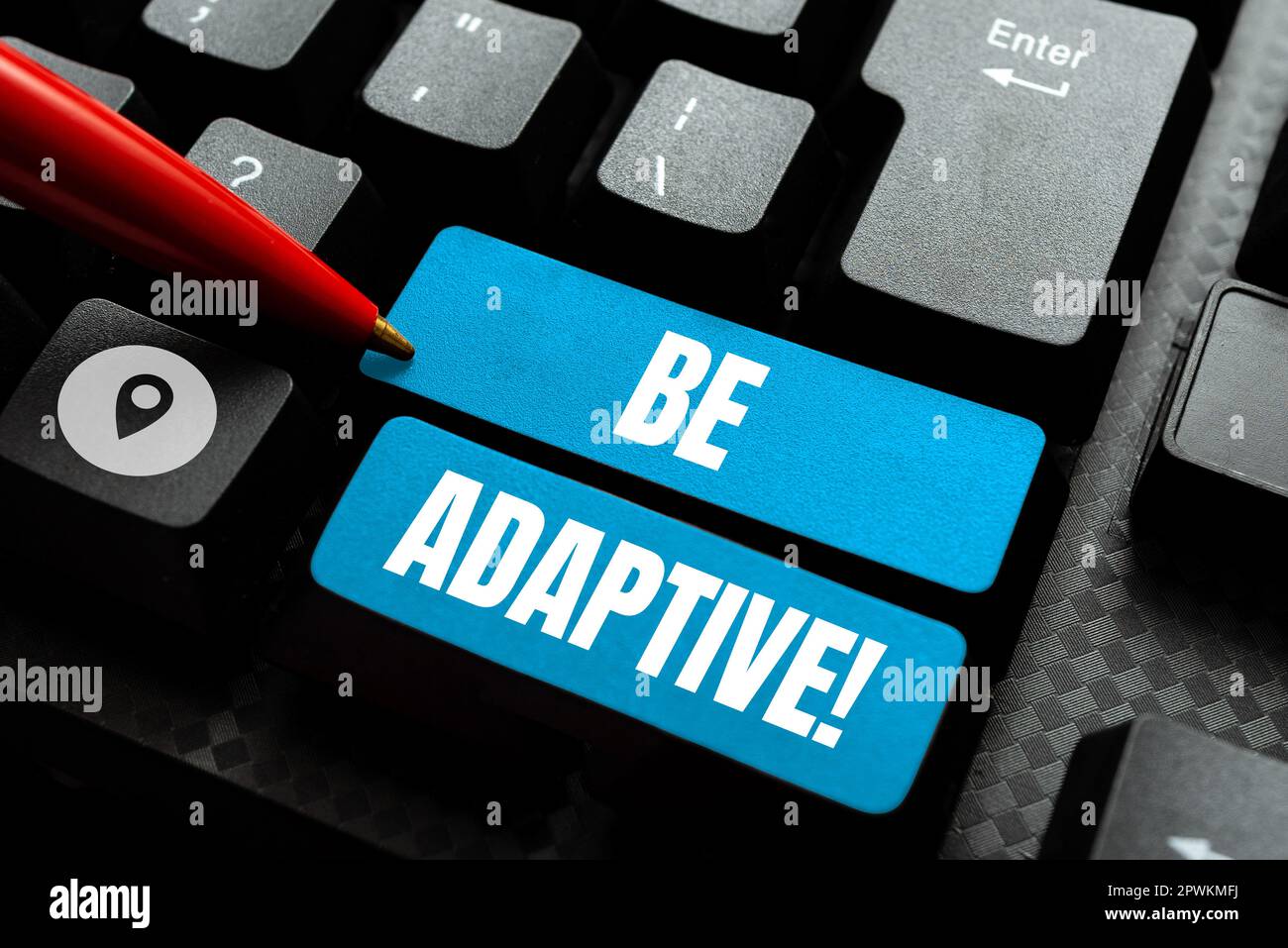 Conceptual display Be Adaptive, Word for make the difference being ...