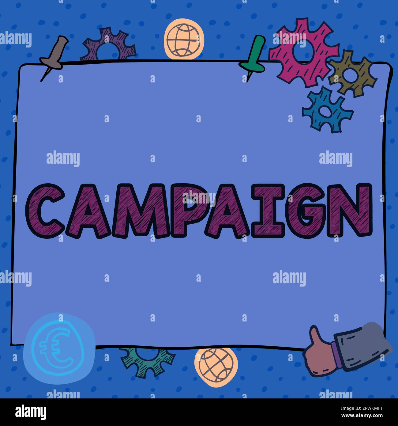 Writing Displaying Text Campaign Business Overview Organized Course Of