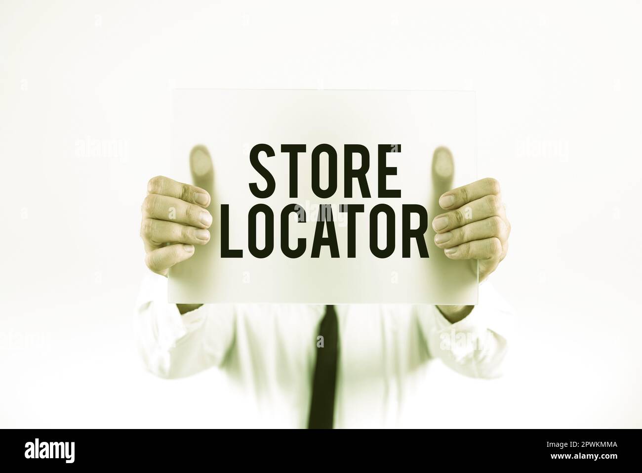 Conceptual display Store Locator, Conceptual photo to know the address ...