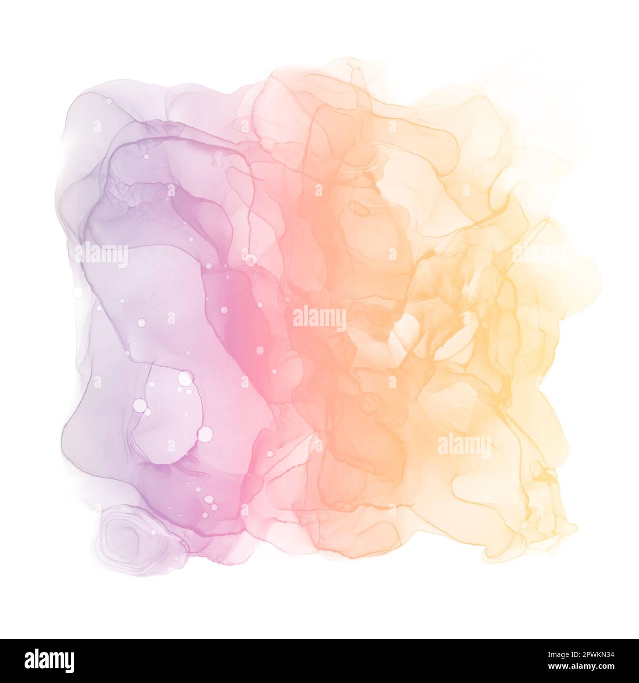 Alcohol ink art abstract background for spring and summer. Sunset and ...