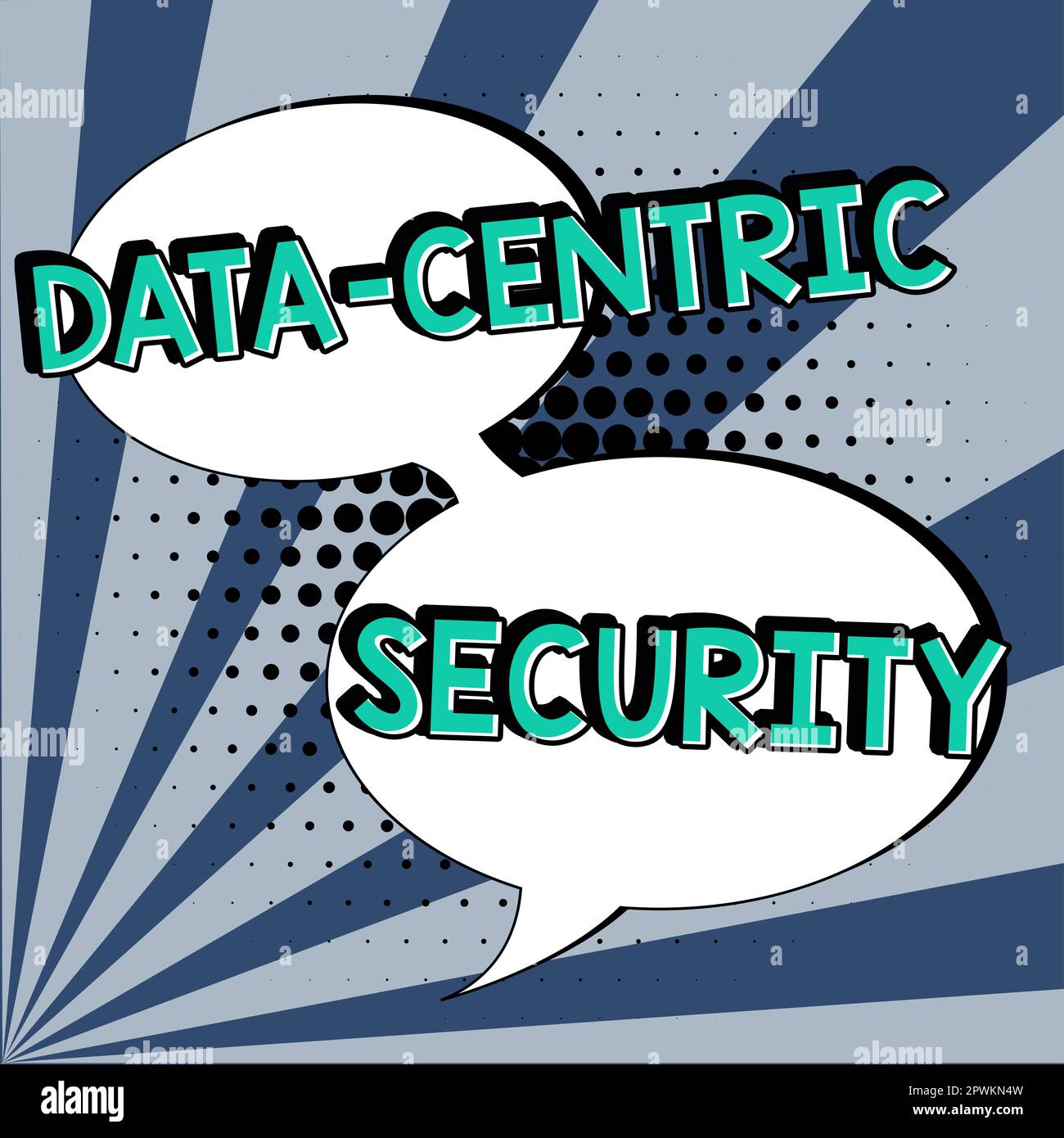 Text caption presenting Data Centric Security, Business showcase ...