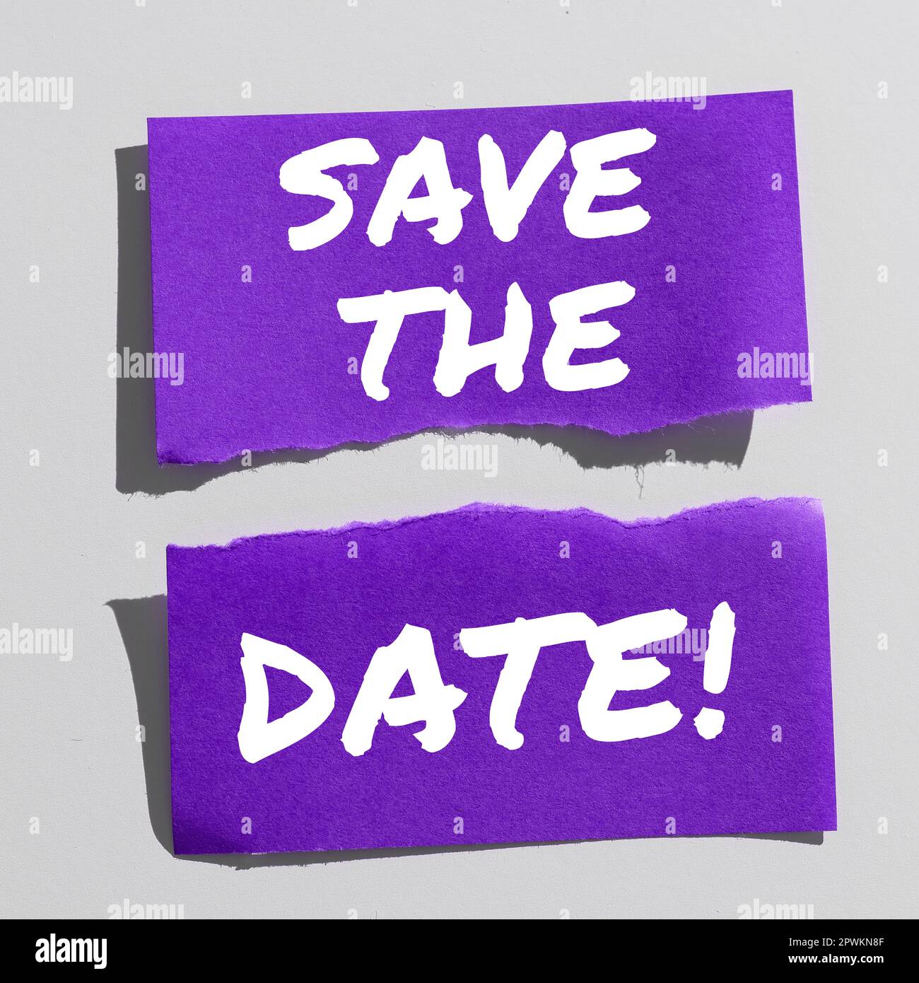 Text caption presenting Save The Date, Concept meaning Remembering the ...