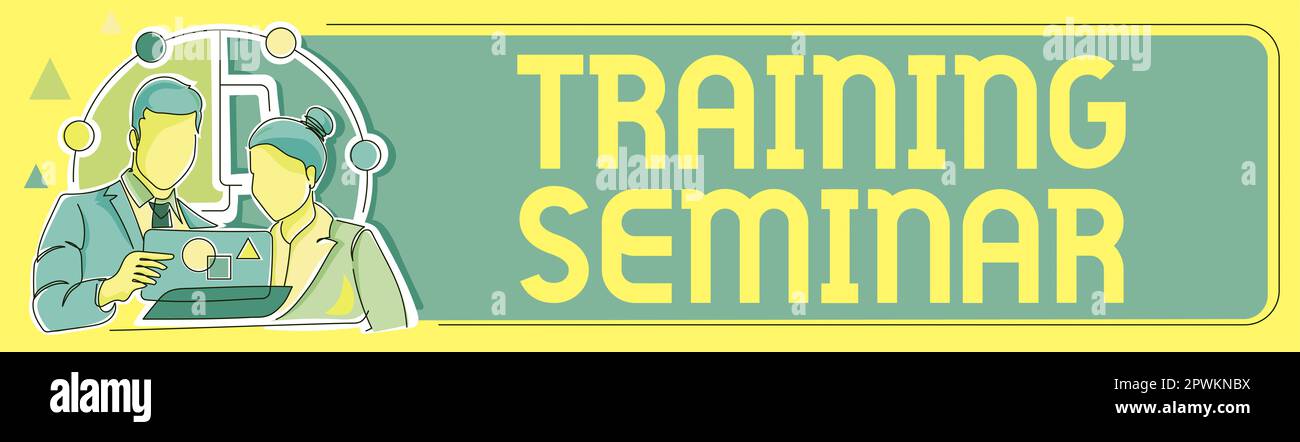 Hand writing sign Training Seminar, Conceptual photo Academic ...