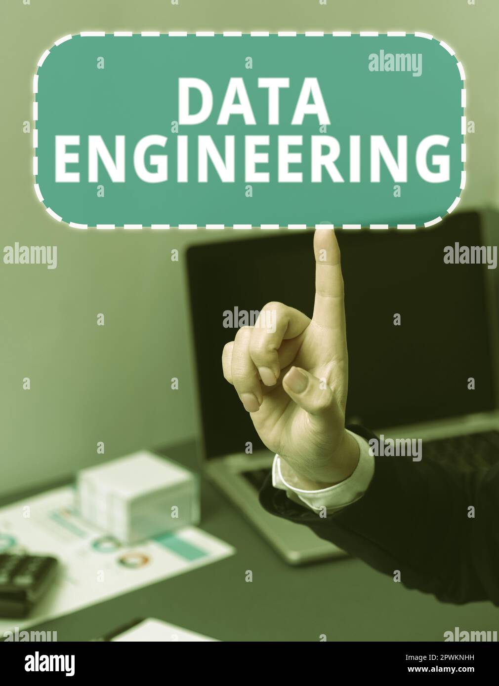 Writing displaying text Data Engineering, Business concept data science that focuses on ...